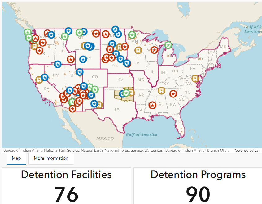 BIA Detention Directory